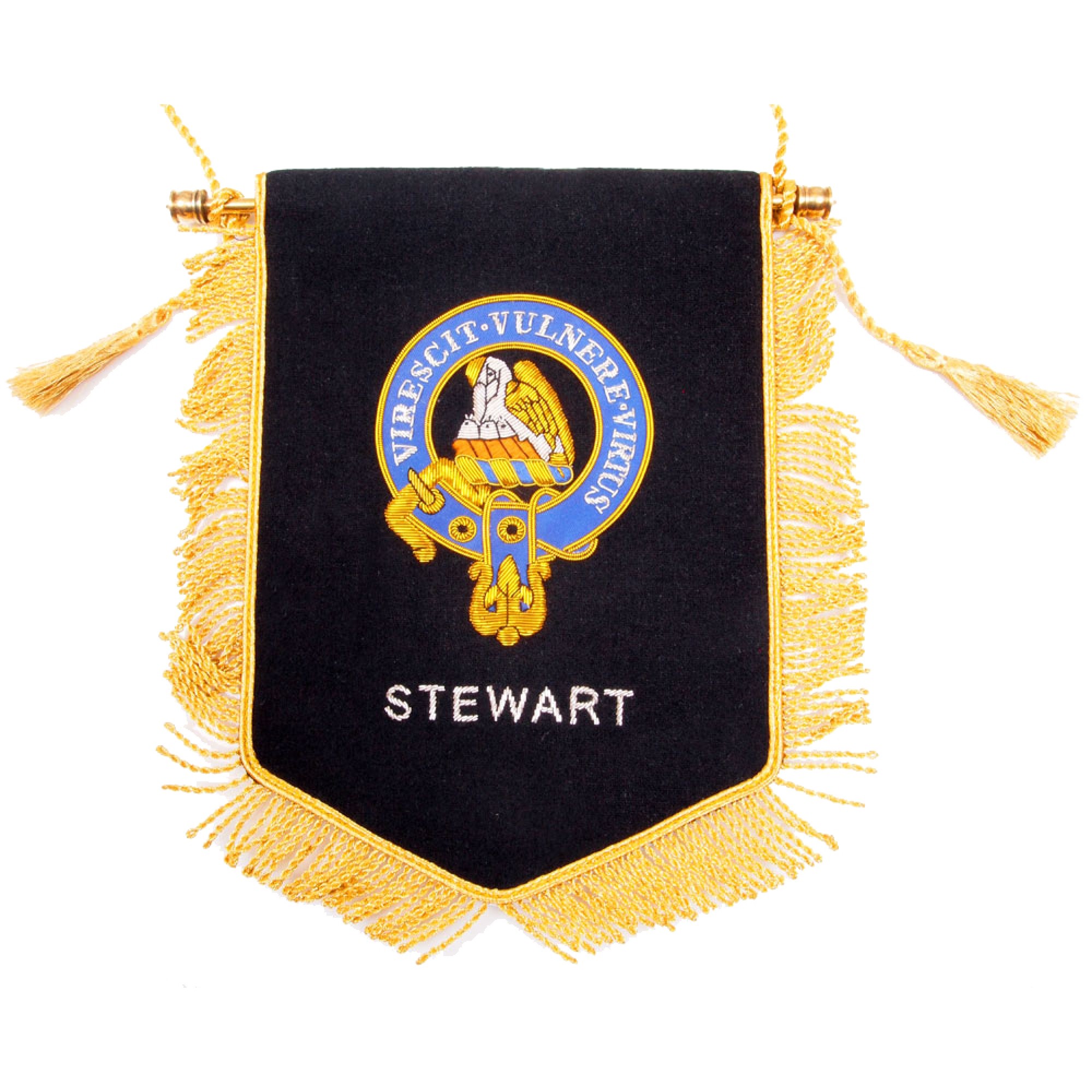 Embroidered Stewart Clan Banner