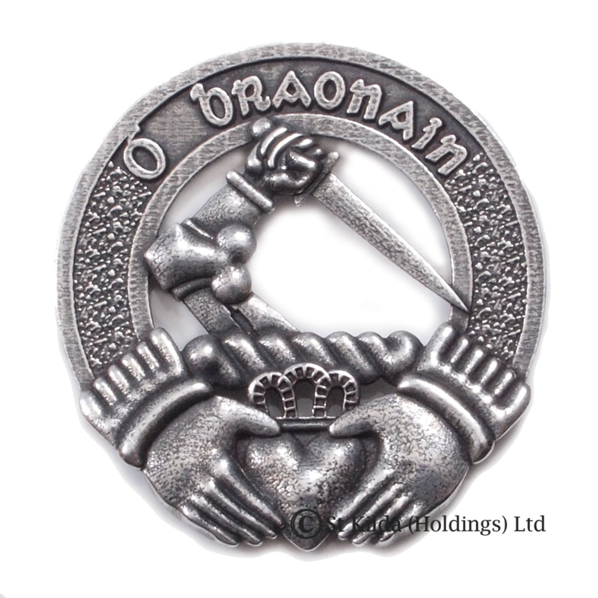 Cap Badge with Irish Clan Crest