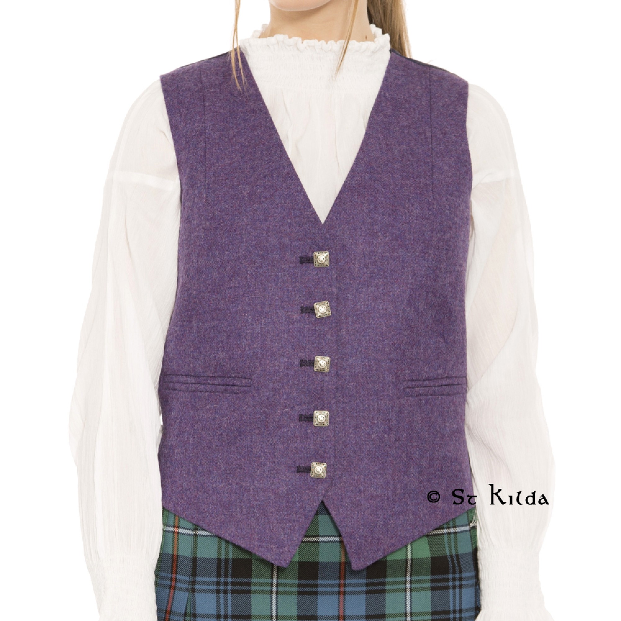 Ladies' Tweed Waistcoat