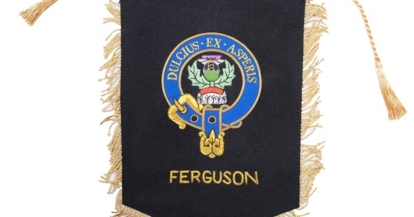 Embroidered Ferguson Clan Banner