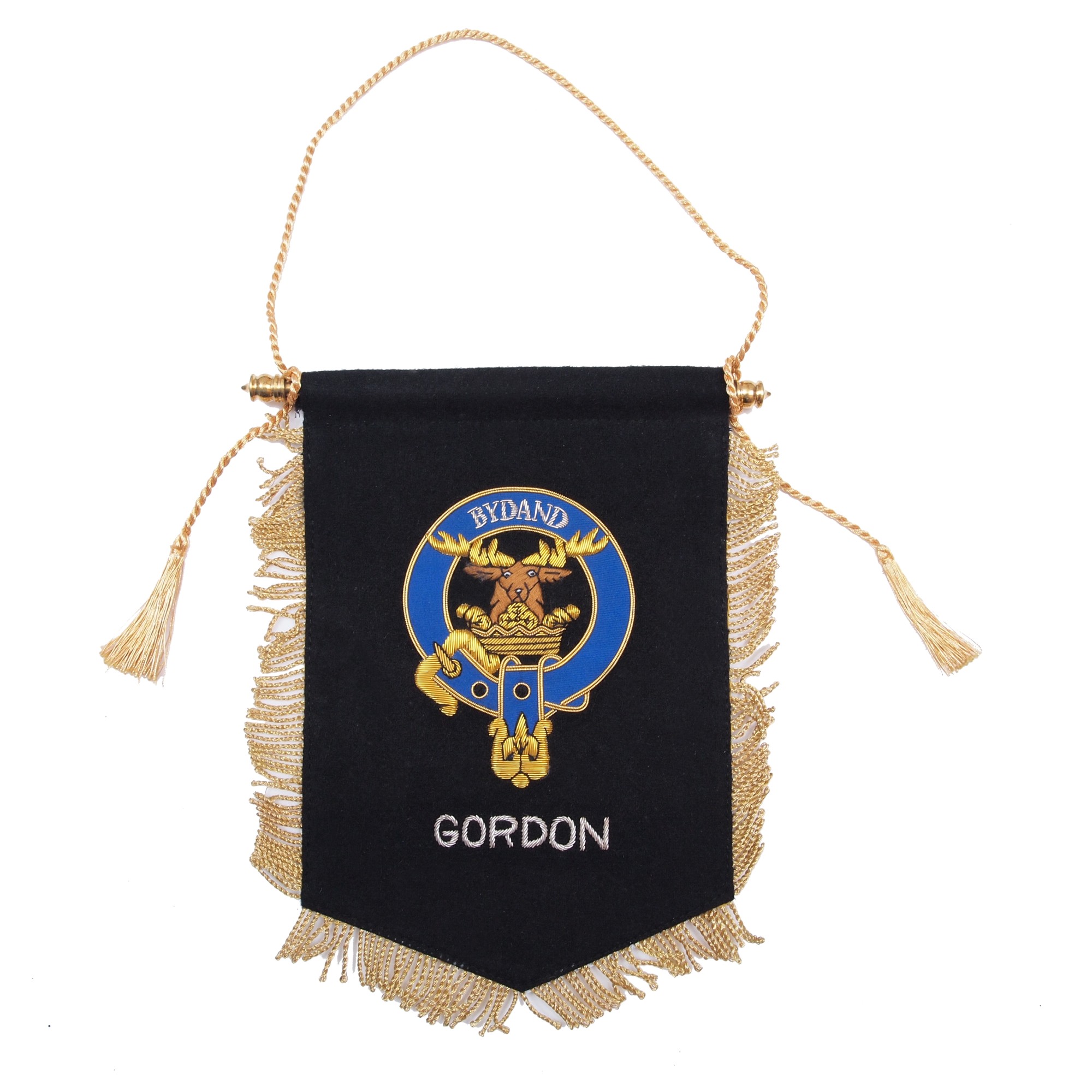 Embroidered Gordon Clan Banner