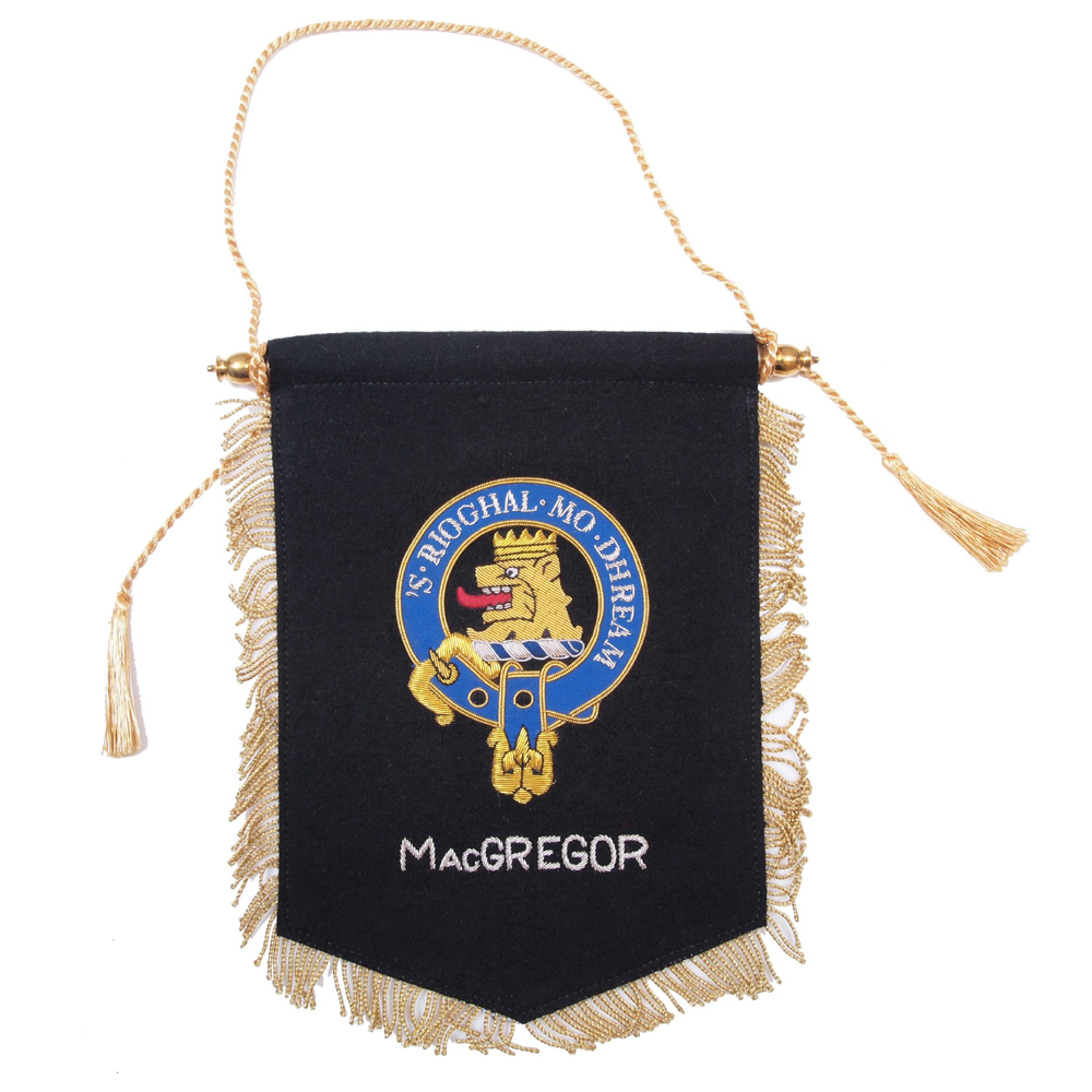 Embroidered MacGregor Clan Banner