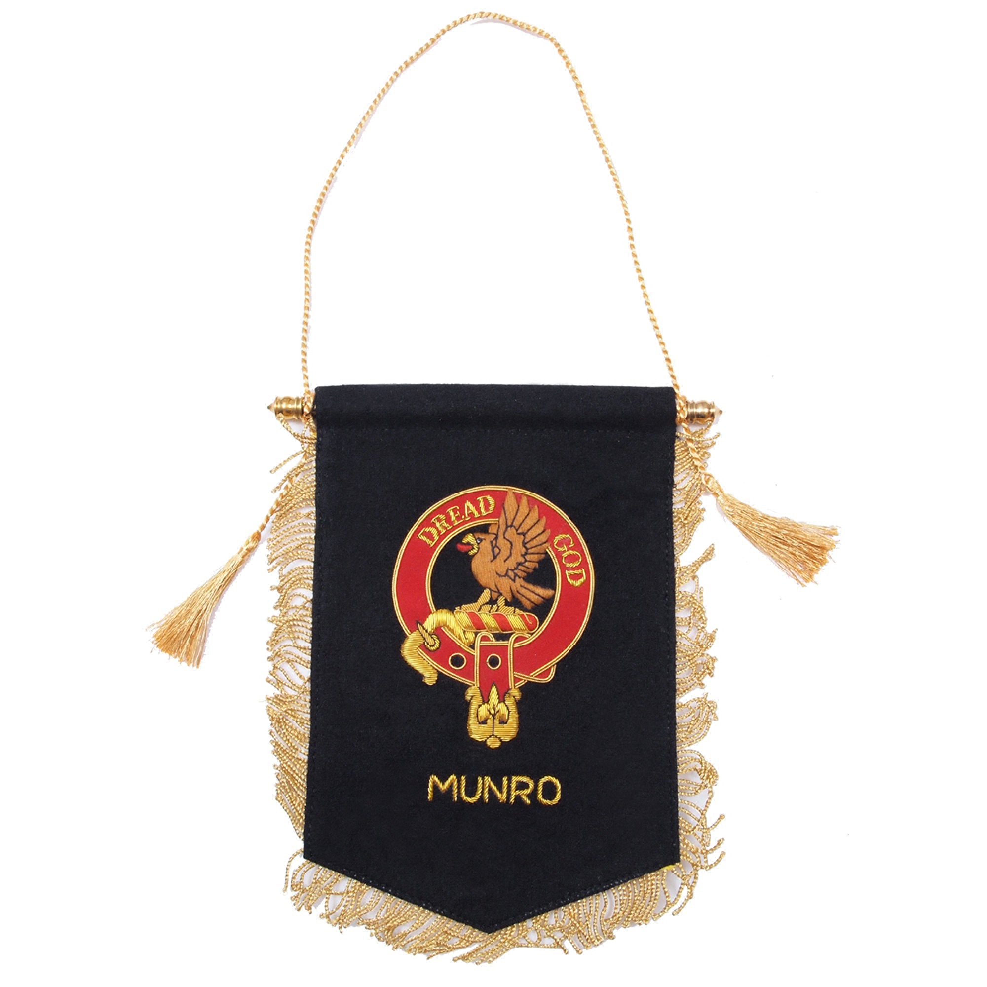 Embroidered Munro Clan Banner