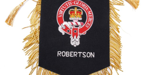 Embroidered Robertson Clan Banner