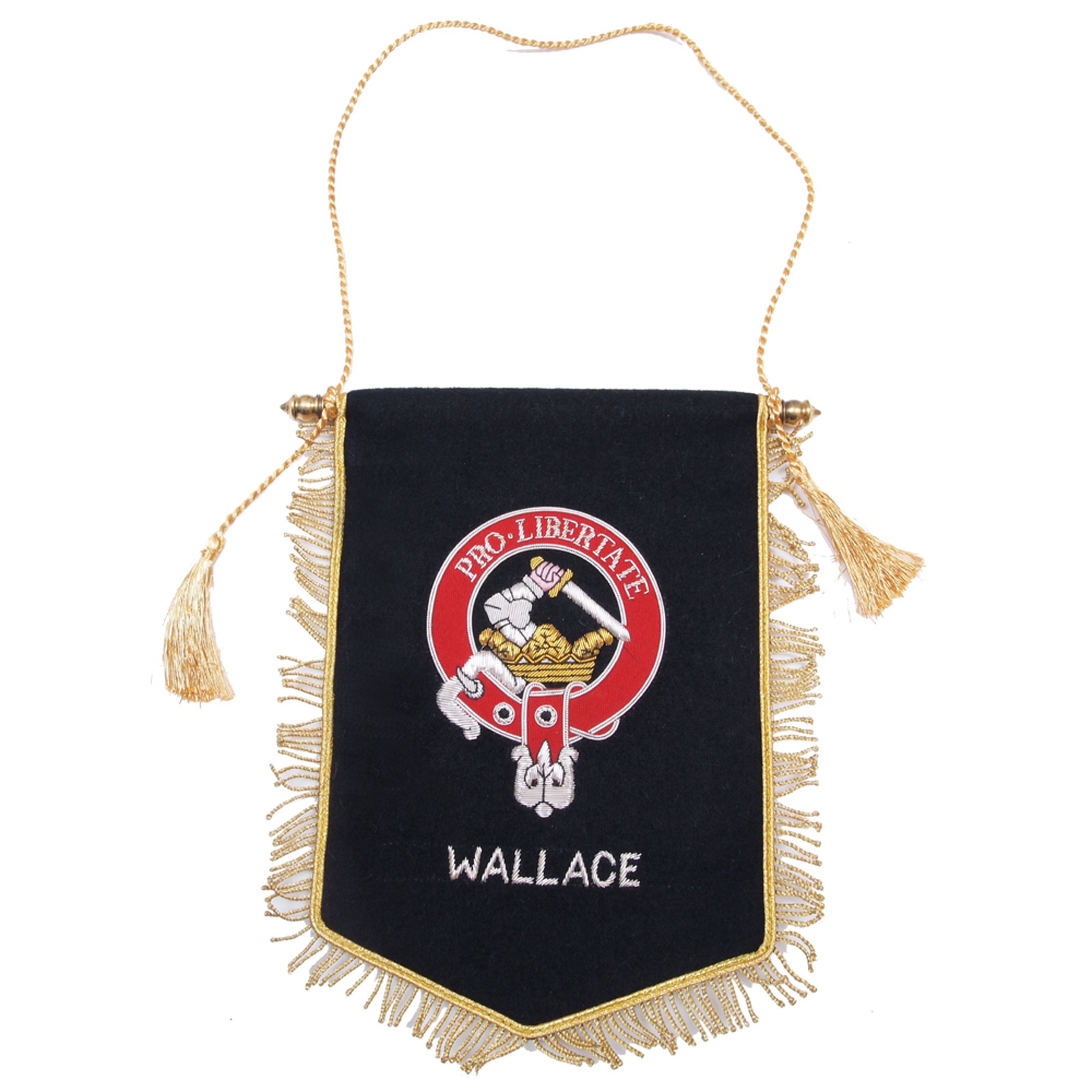 Embroidered Wallace Clan Banner