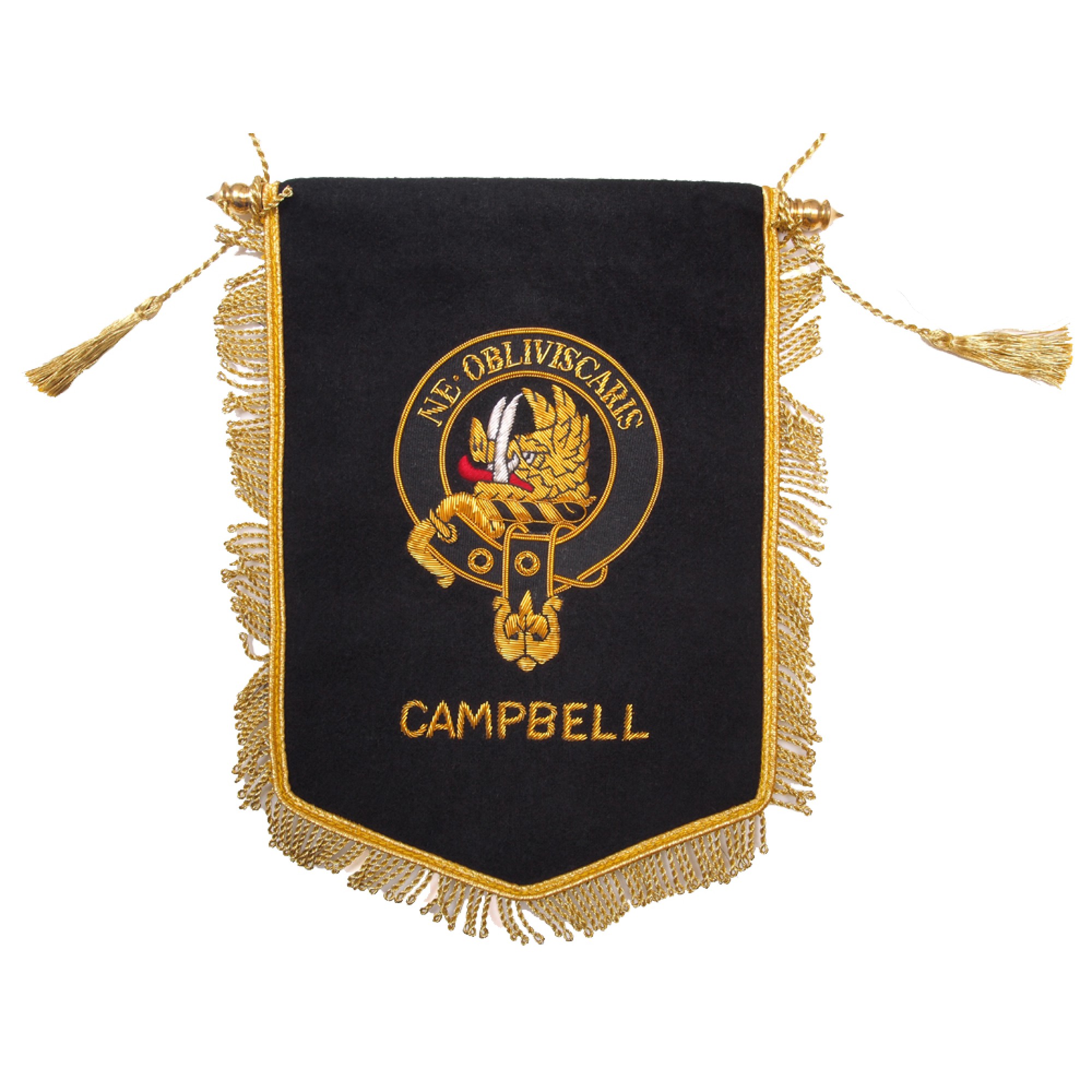 Embroidered Campbell Clan Banner