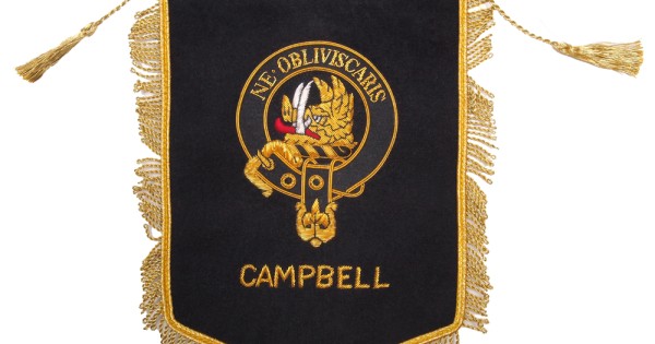 Embroidered Clan Crest Banners