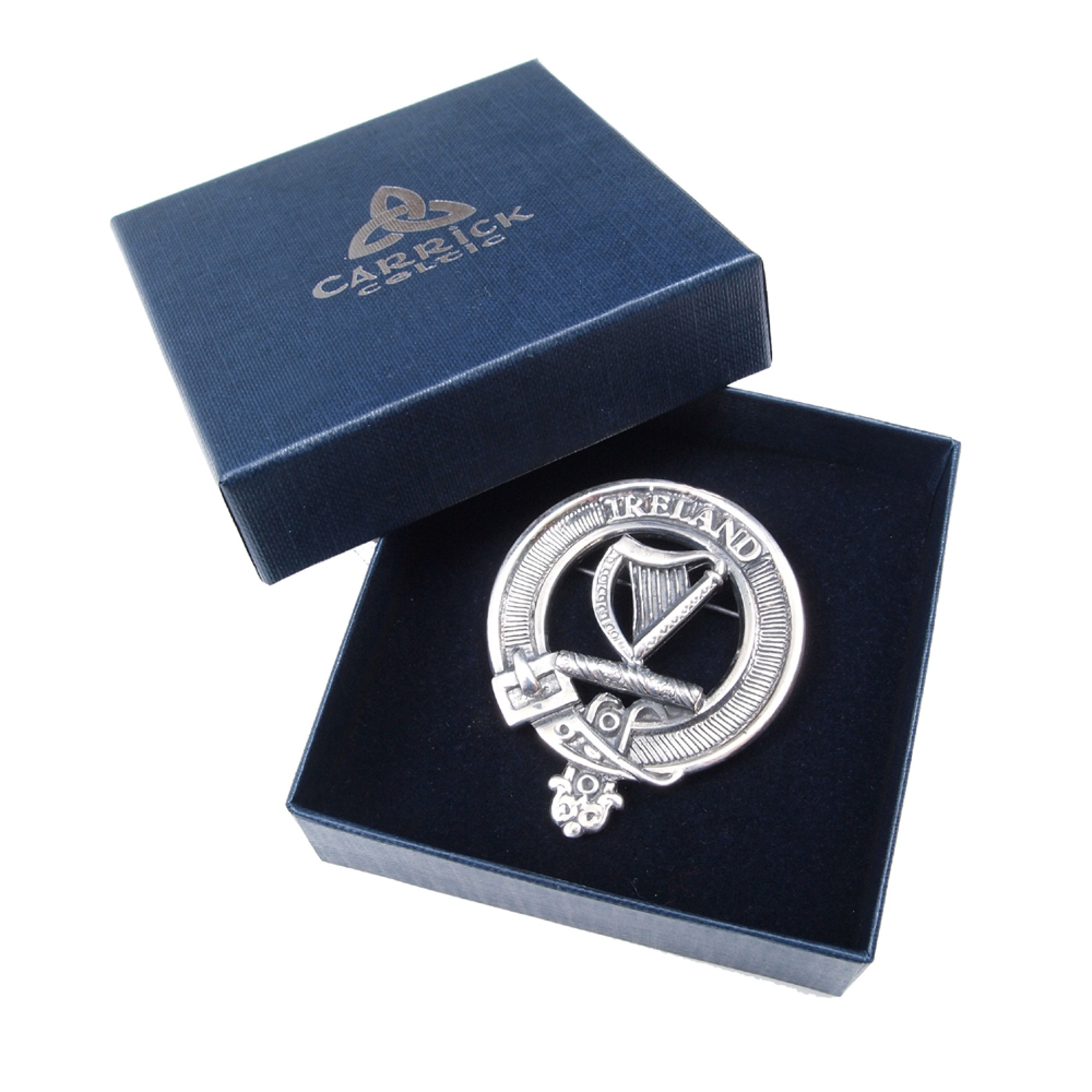 Carrick Irish Harp Cap Badge