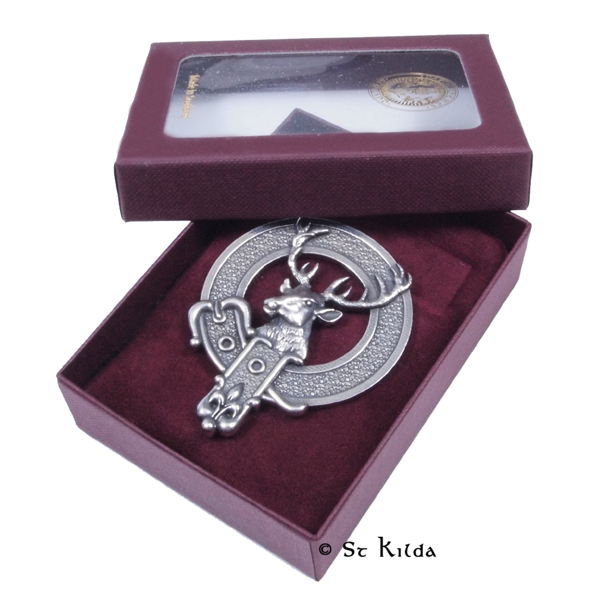 Scottish Stag Cap Badge