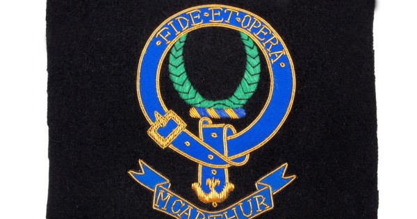 Sew-in Clan MacArthur Patch