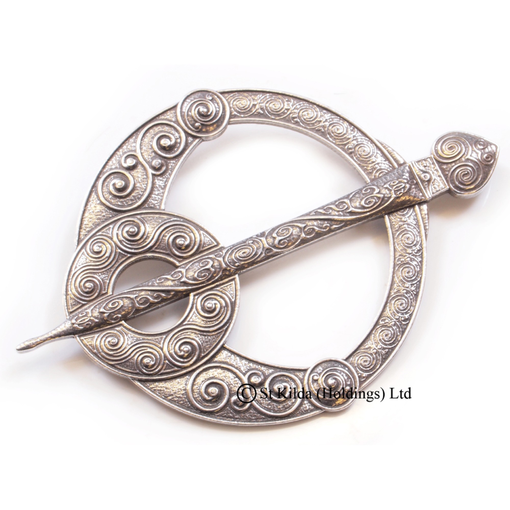 Plaid Brooch Battersea Celtic Penannular | St Kilda Store