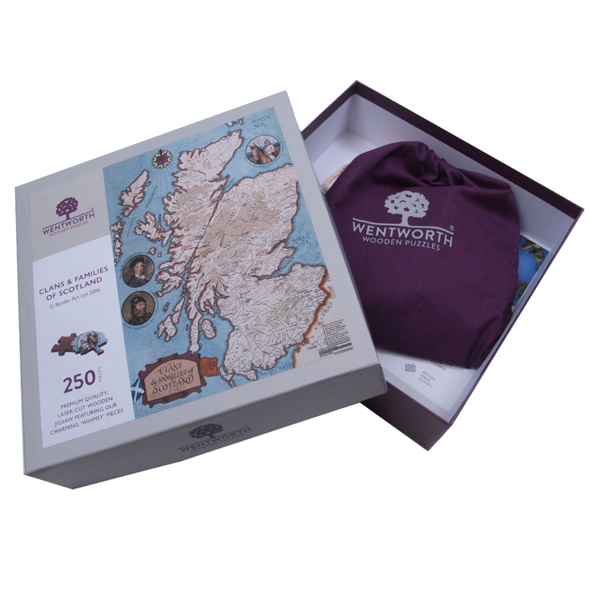Clan Map of Scotland Jigsaw Puzzle - 250 pieces