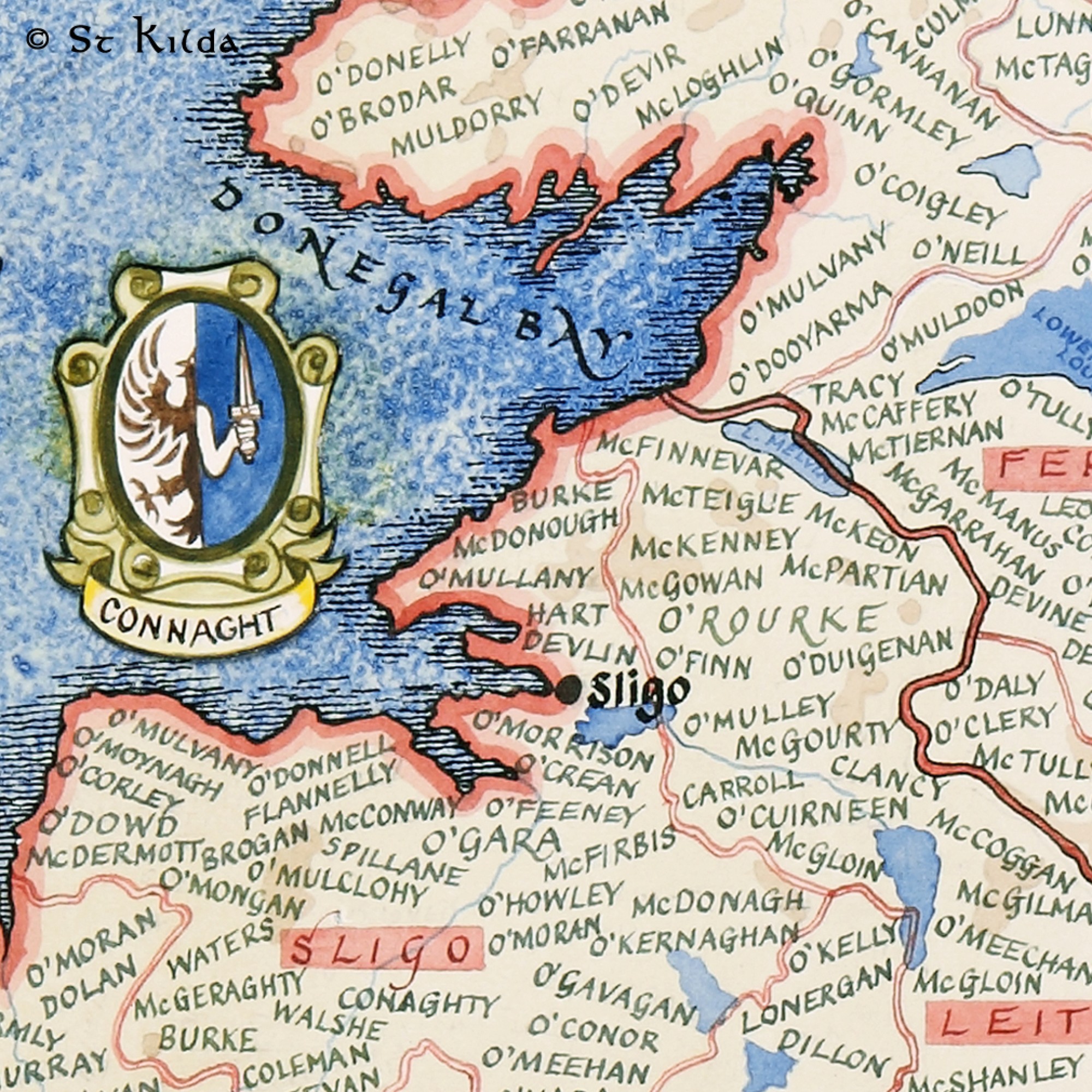 Clan Map of Ireland | St Kilda Store