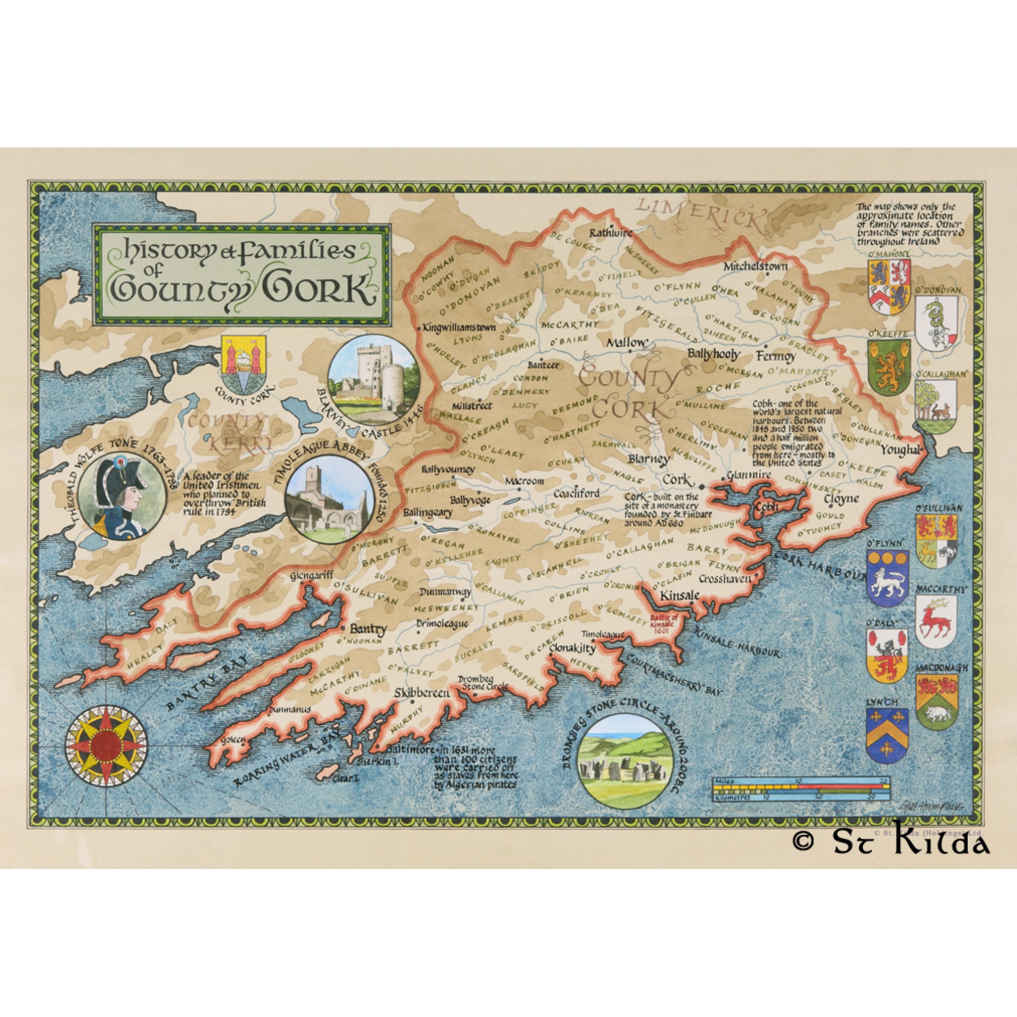 County Cork Map | St Kilda Store
