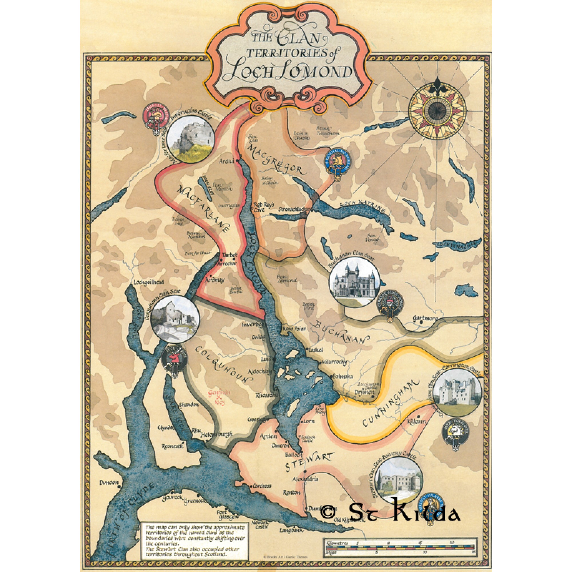 Loch Lomond Clan Map