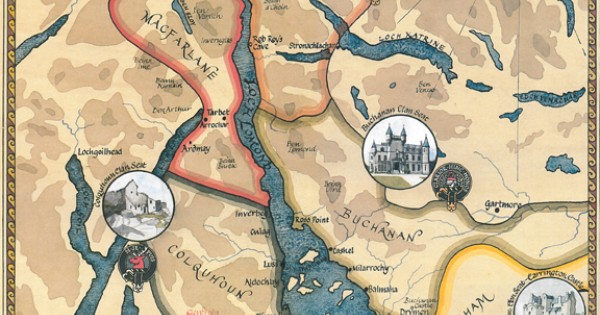 Loch Lomond Clan Map