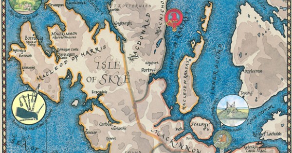 Isle of Skye Clan Map