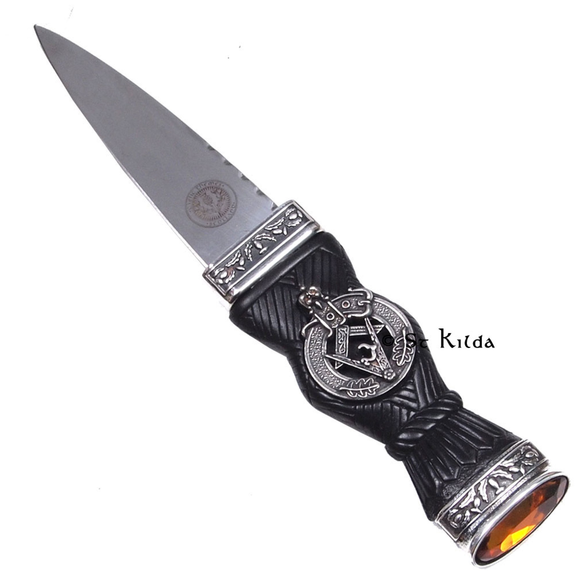 Sgian Dubh with Masonic Crest | St Kilda Store