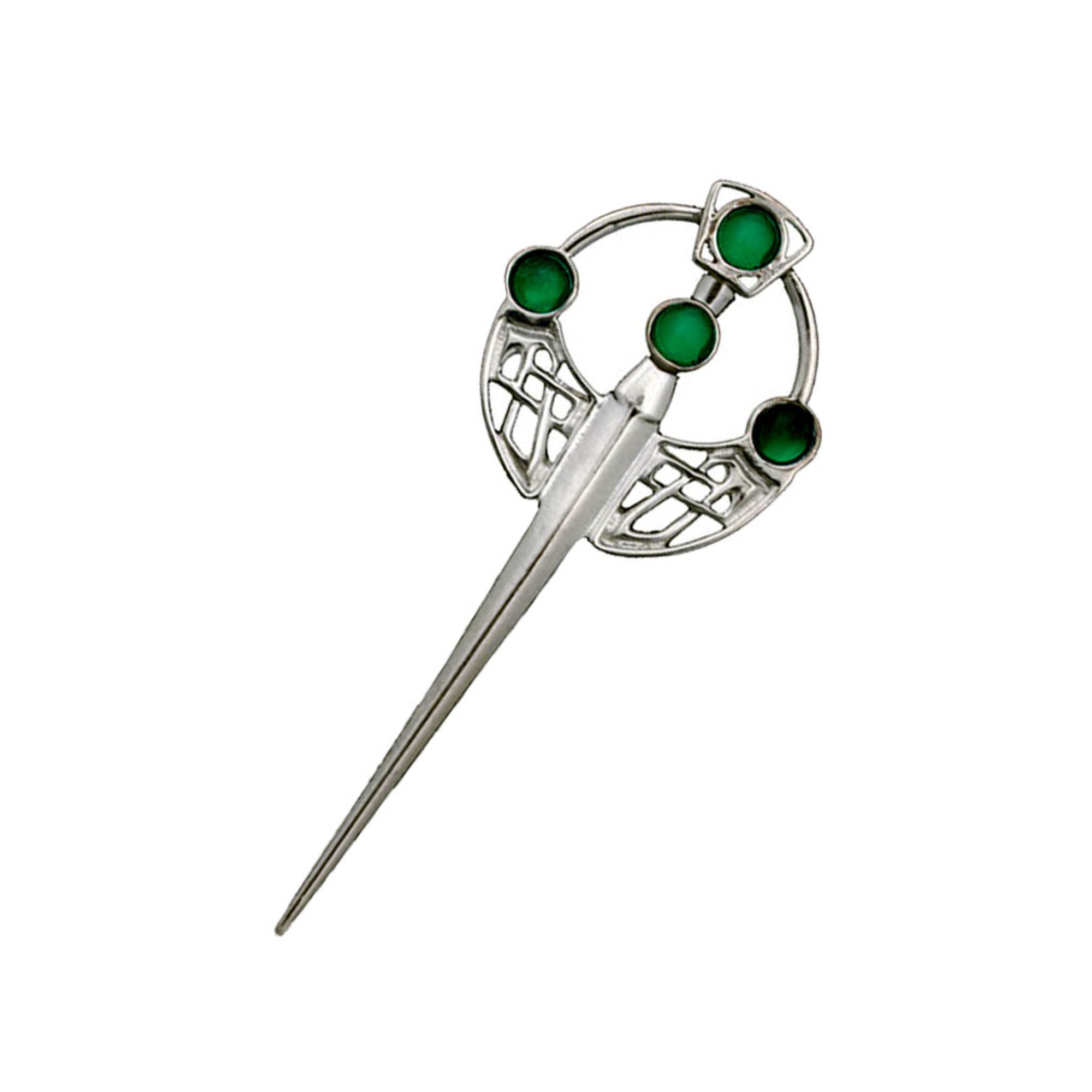 Carrick Celtic Art Deco Kilt Pin