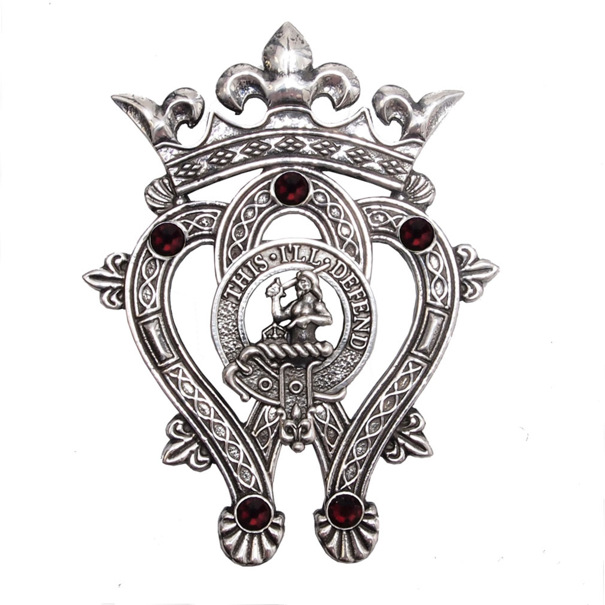 Clan Crest Luckenbooth Brooch | St Kilda Store