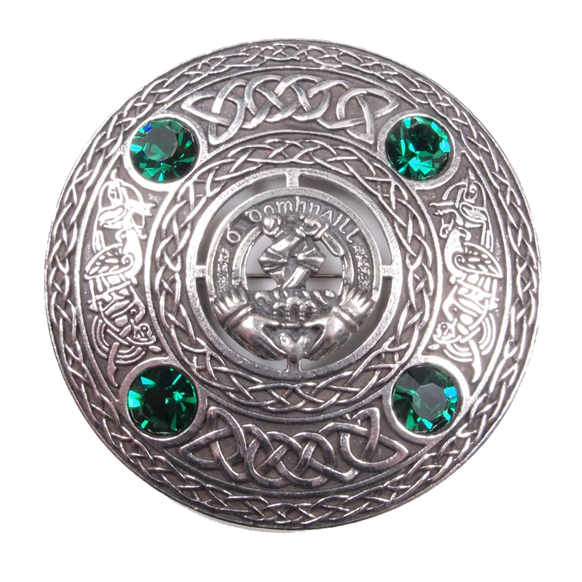 Irish Clan Crest Plaid Brooch | St Kilda Store