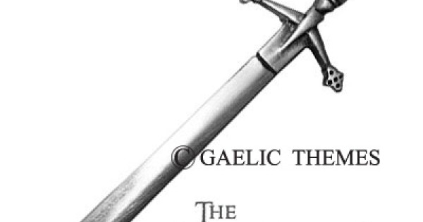 Kilt Pin Claymore Battle Sword