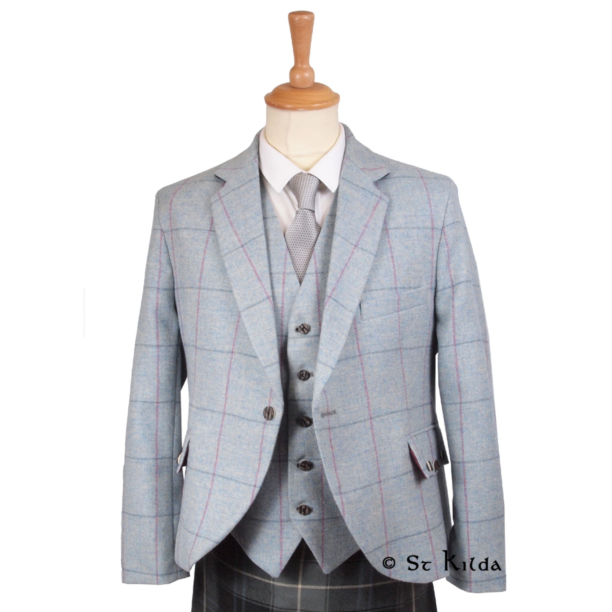 Tweed Day Kilt Jacket and Waistcoat - Made to Order