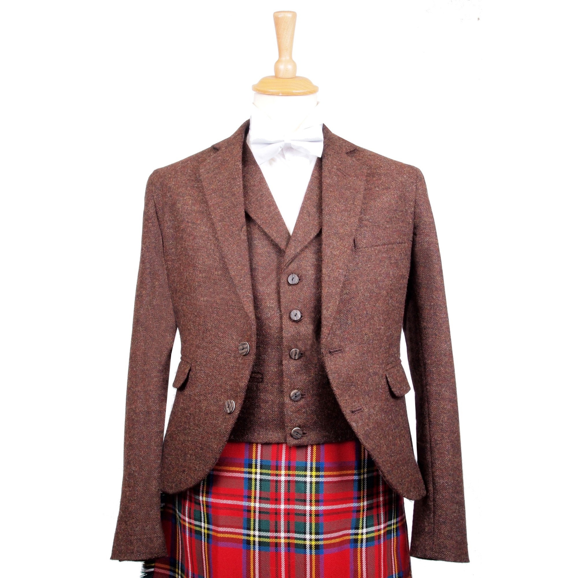 Tweed Day Kilt Jacket and Waistcoat