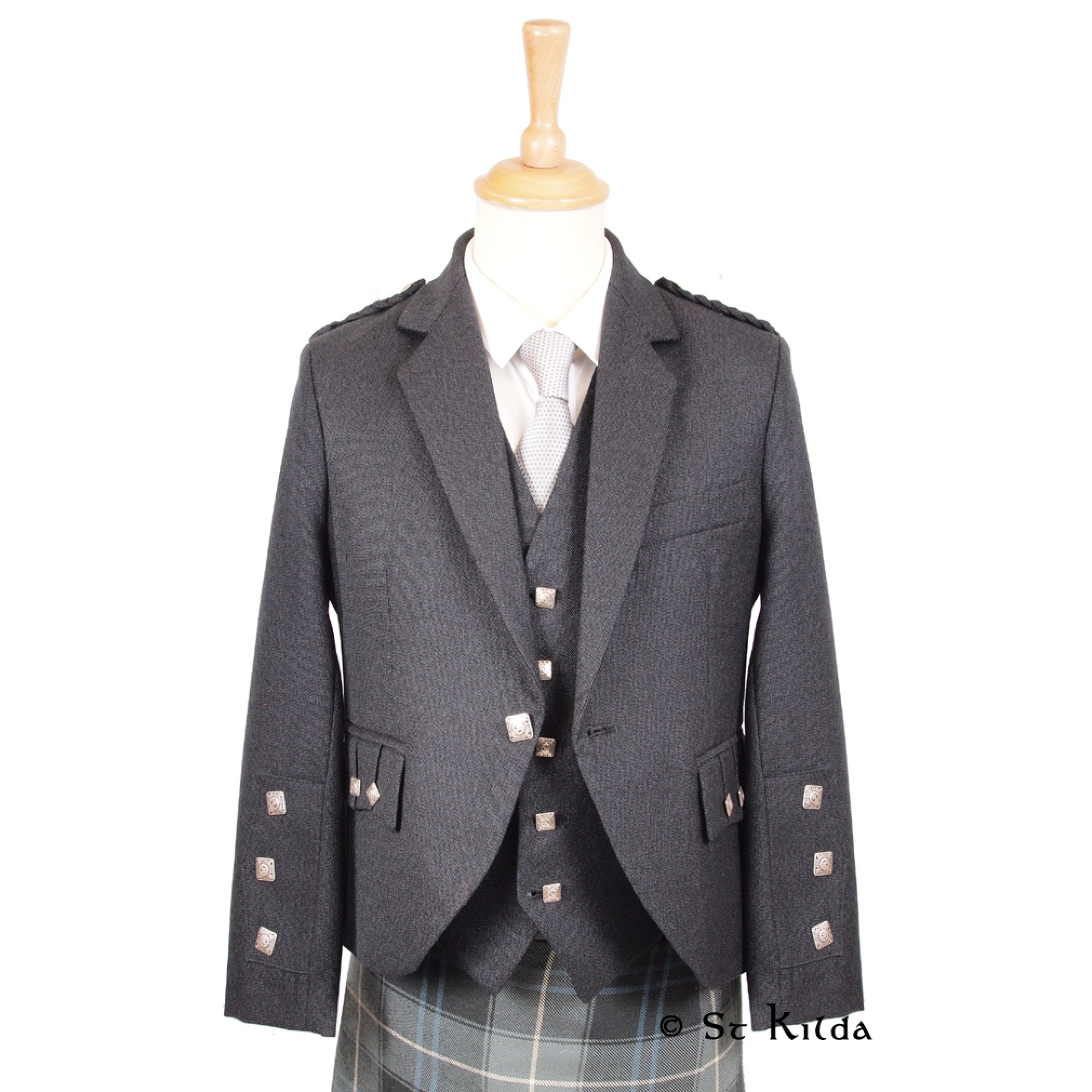 Customisable Tweed Braemar Jacket and Waistcoat | St Kilda Store