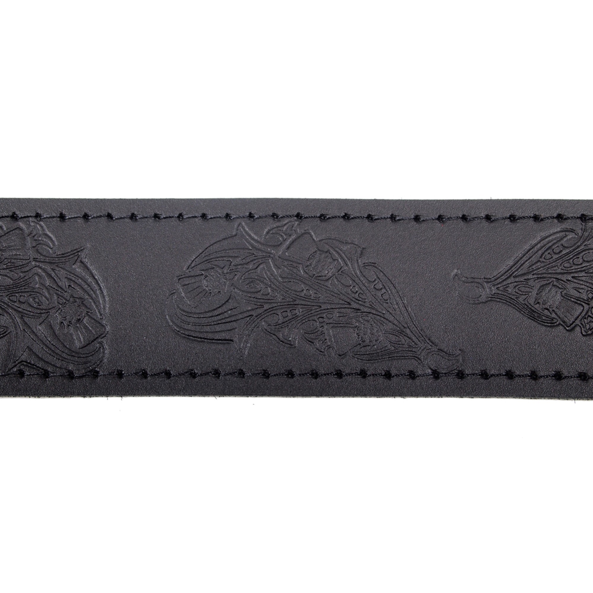Velcro Belt Thistle Embossed Design