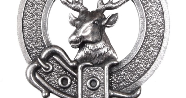 Scottish Stag Cap Badge