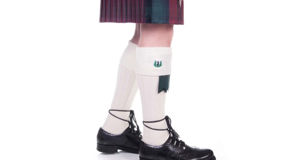 Kilt Hose with Thistle, Arran